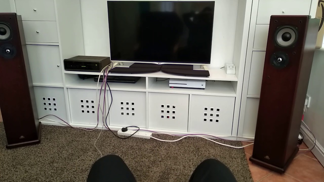 Testing of AVI and Castle Harlech speakers - Classic. (For sale) - YouTube