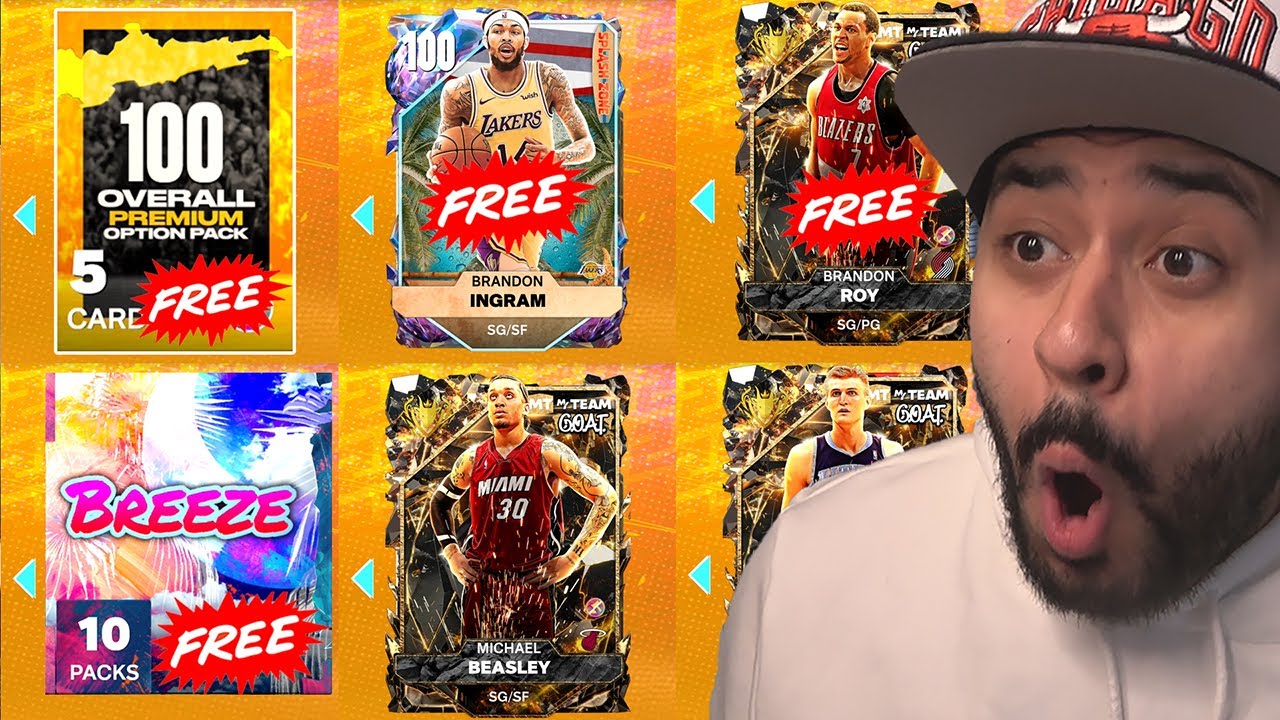 2K DID IT! New *FREE* GOAT Cards and Free 100 Overall Option Packs for ...