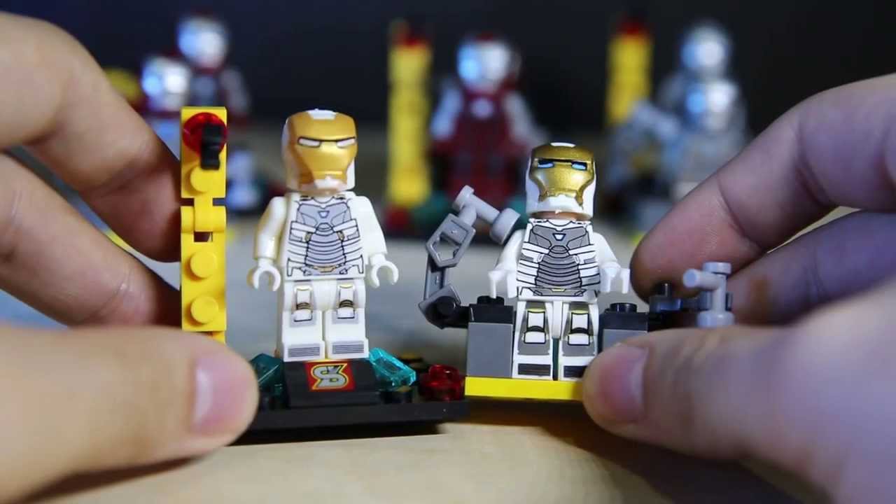 Lego Marvel Superheroes Iron Man set 2 Sheng Yuan VS DeCool - YouTube