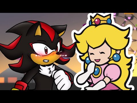 Shadow The Hedgehog And Princess Peach