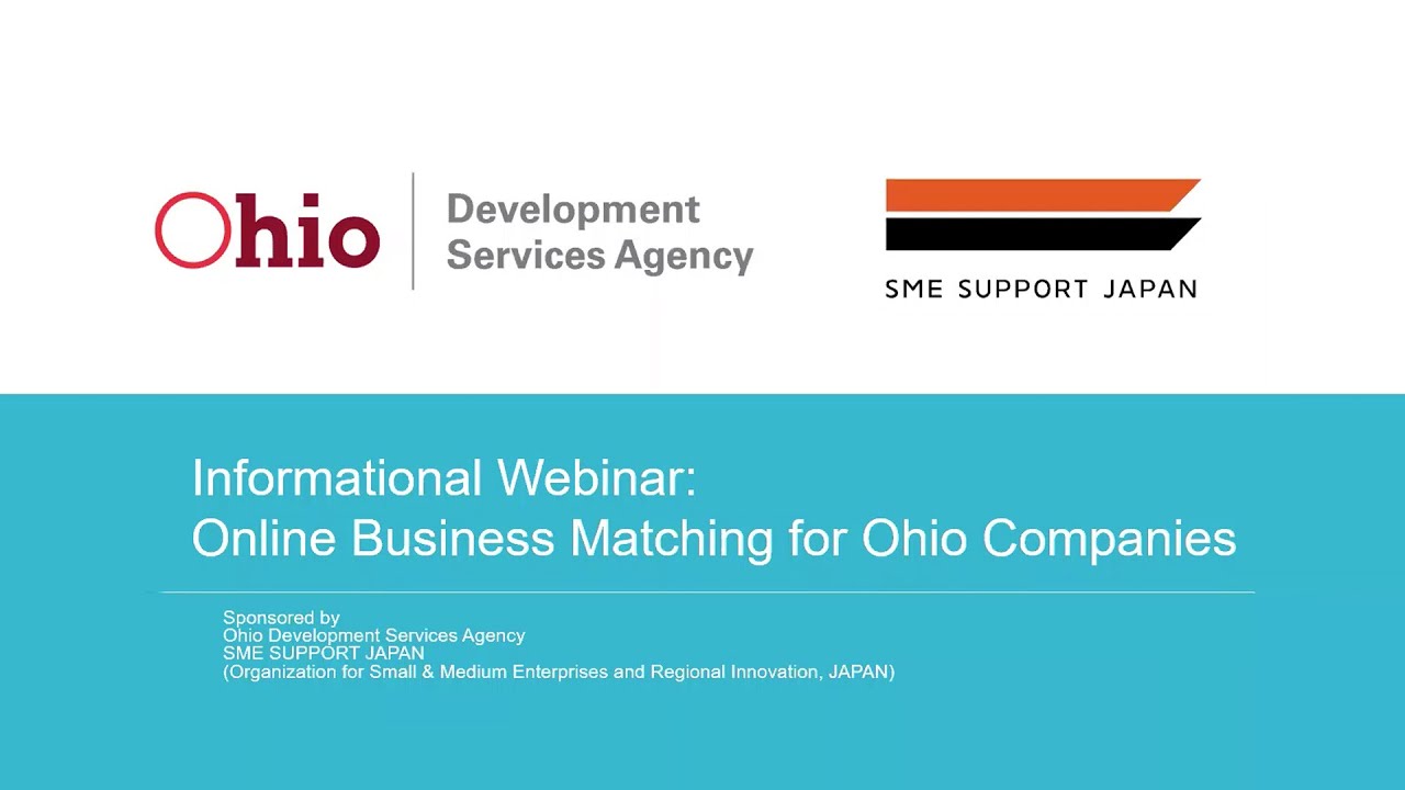 Webinar: Business Matching Platform Connects Ohio Businesses with ...