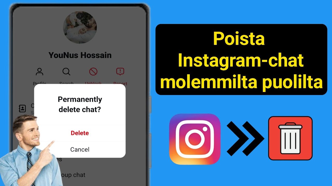 Kuinka poistaa Instagram-chat molemmilta puolilta pysyvästi | Poista kaikki Instagram-chatit ...