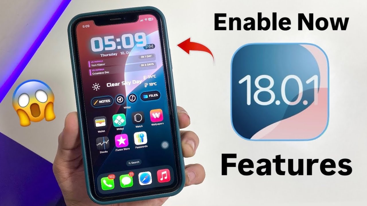 iOS 18.0.1 New Amazing Secret Features - Enable Now - YouTube