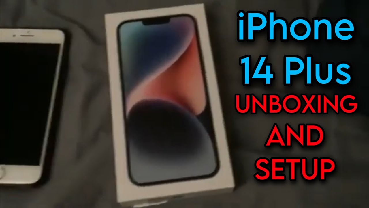 iPhone 14 Plus UNBOXING & SETUP!! (First Impressions) - YouTube