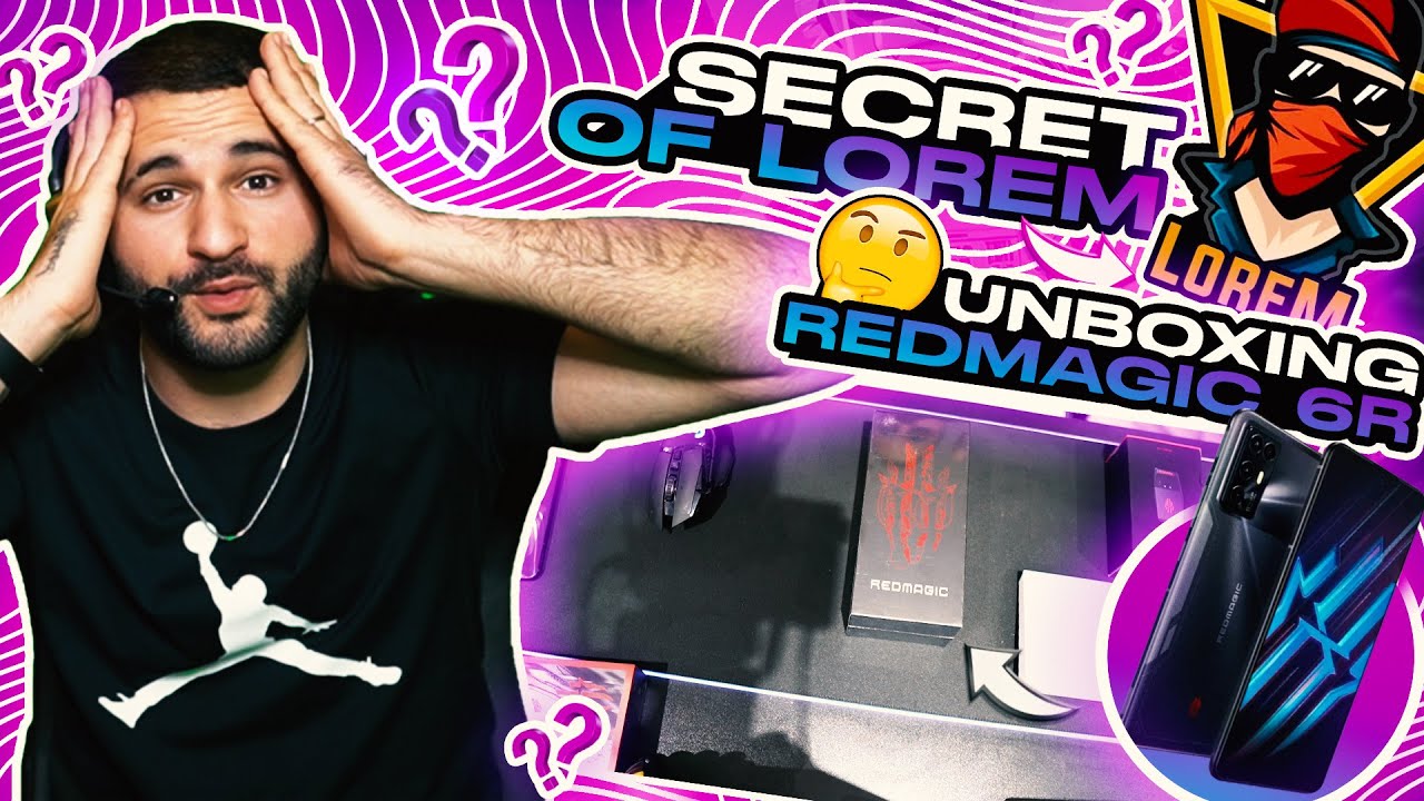 UNBOXING REDMAGIC 6R THE PHONE OF LOREM FF - YouTube