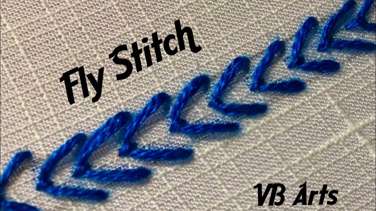 Fly Stitch | Hand Embroidery Stitches | Poongodi’s Channel | vb arts ...