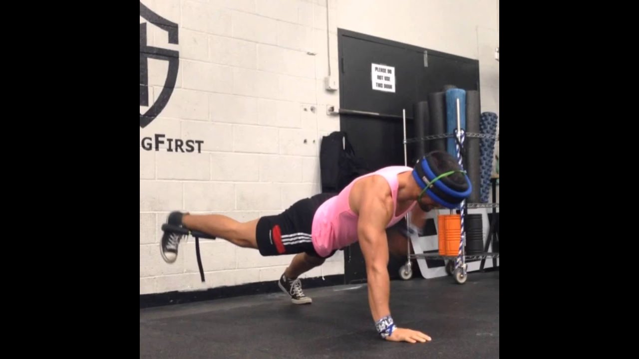 One Arm One Leg Push Up - YouTube