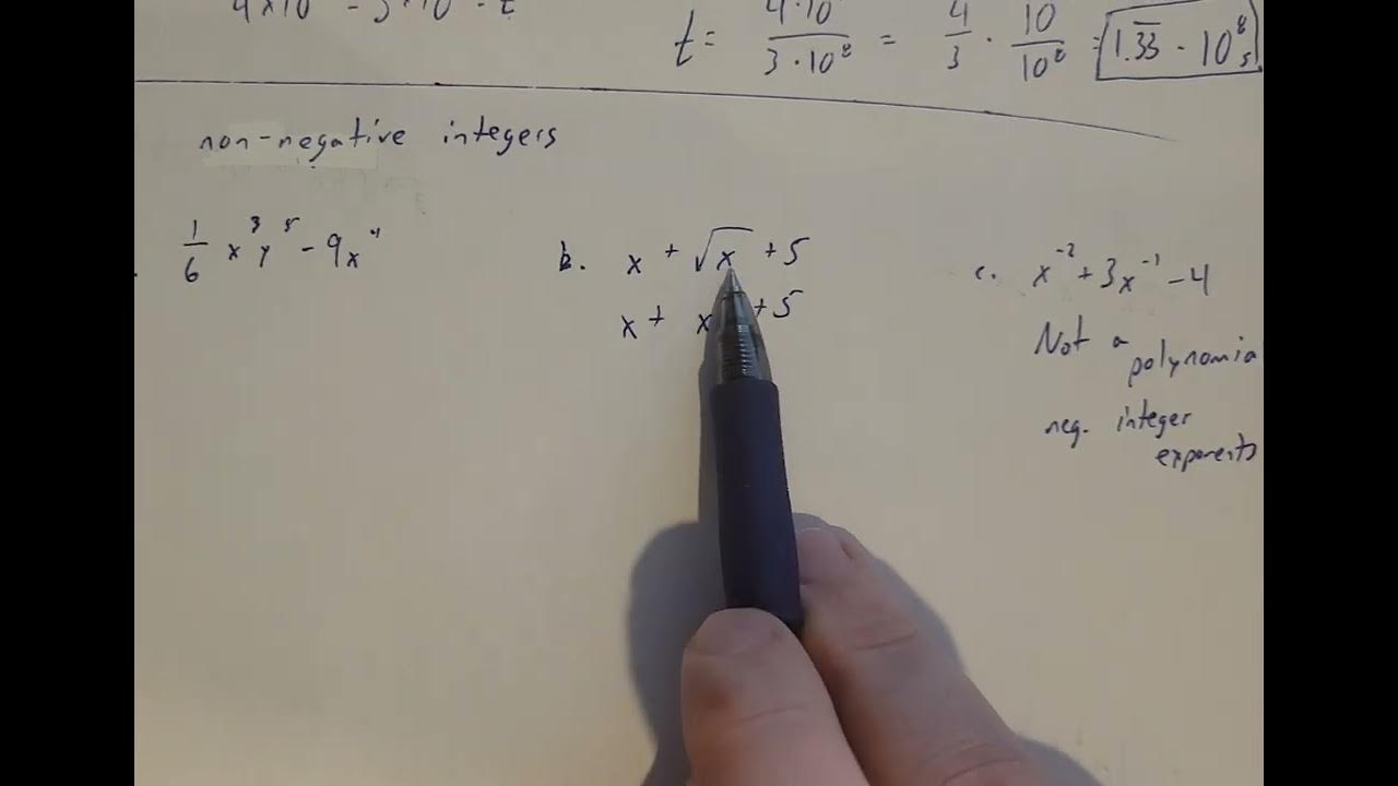 6.2 Operations with Polynomials part 1 - YouTube