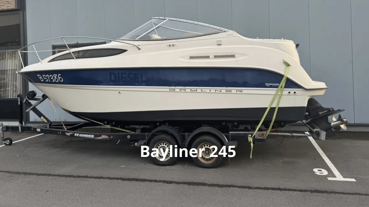 ⚓ Bayliner 245 uit 2006 – Diesel aangedreven sportcruiser met trailer ...