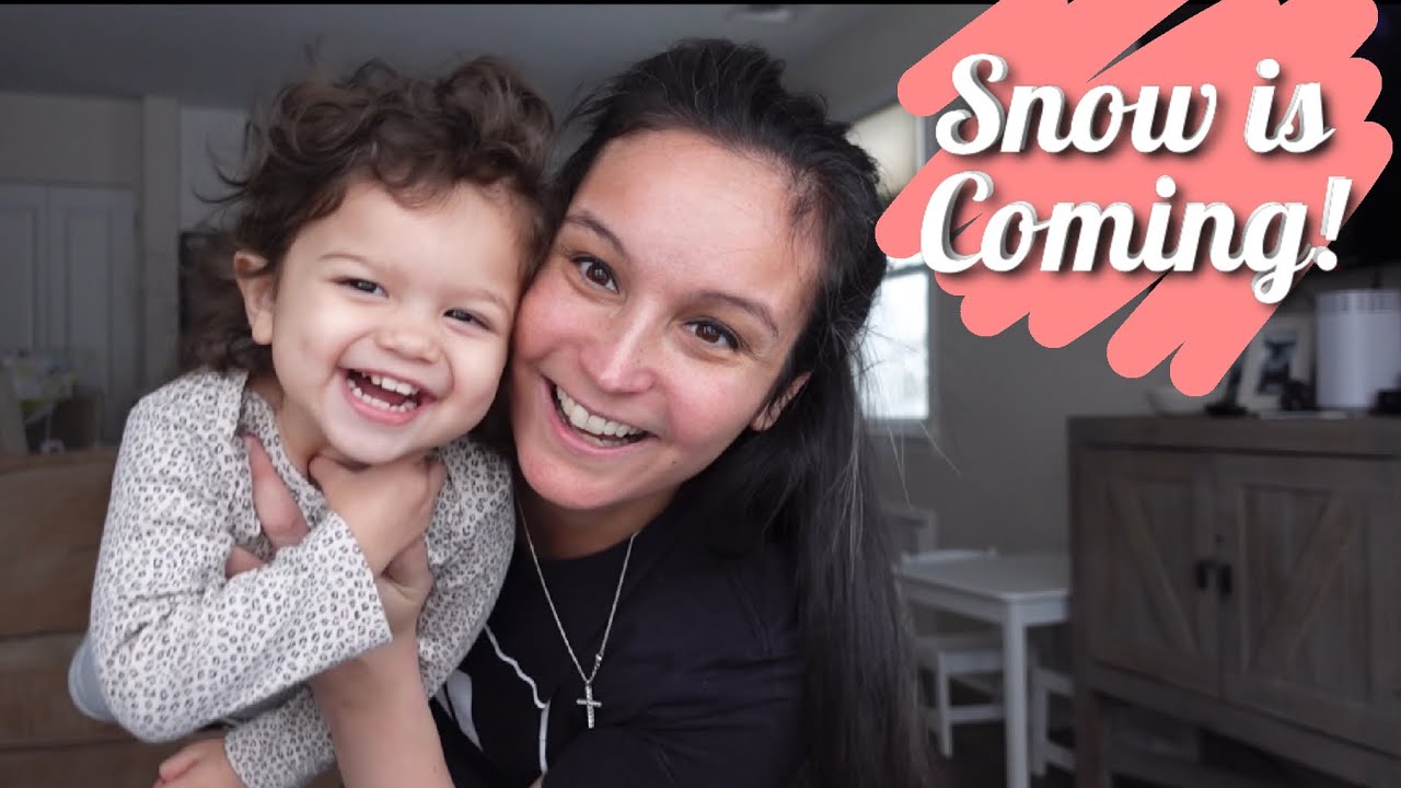 Day in the Life | Snow is Coming | SAHM | Solo Mom | 2 Under 2 ...