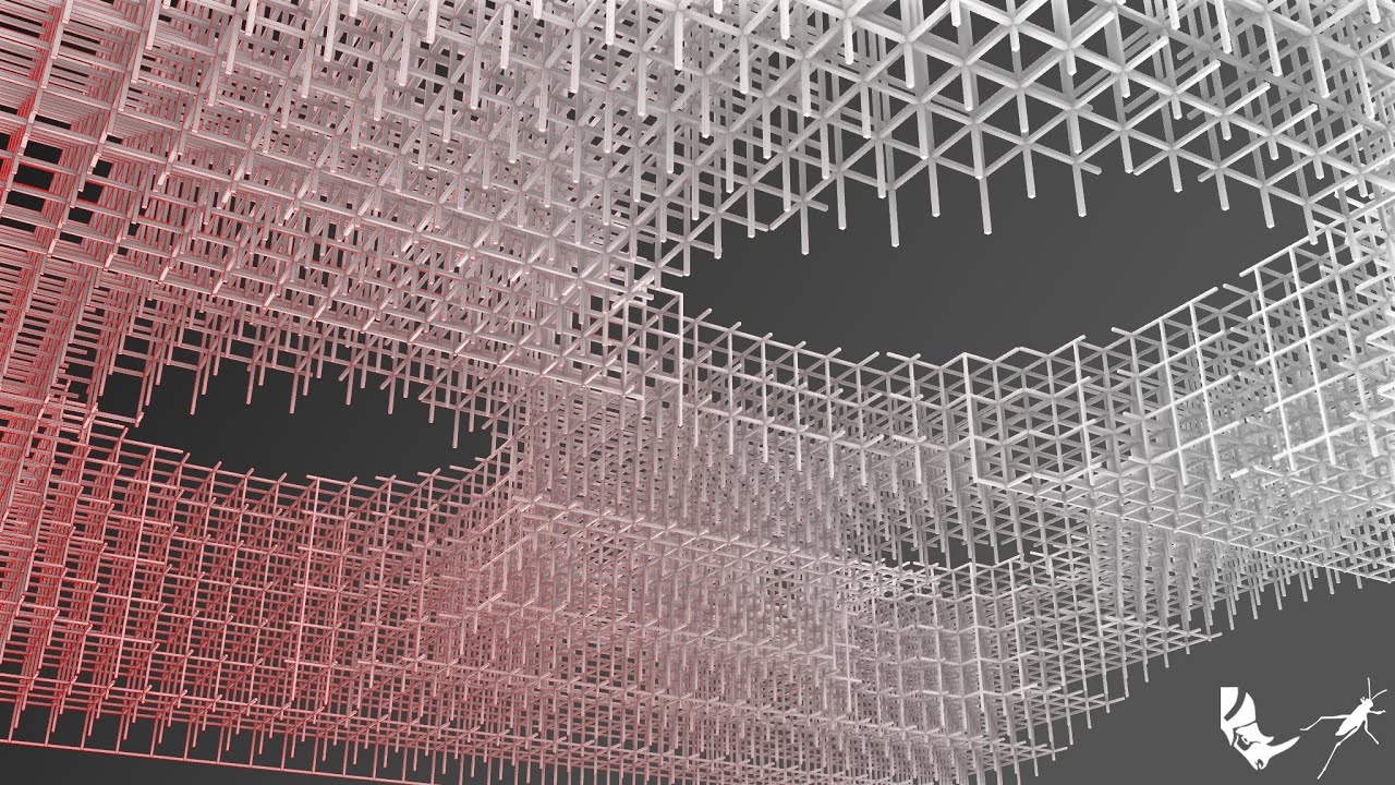 [Grasshopper] How to convert a model into a three dimensional grid of ...