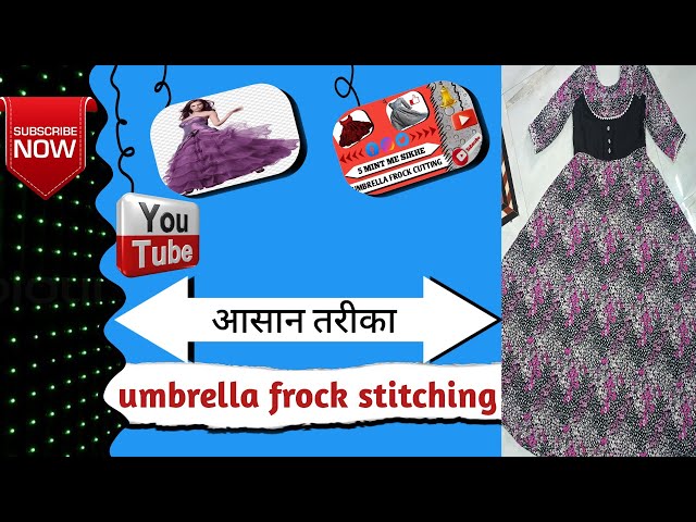 Umbrella Frock Cutting Method