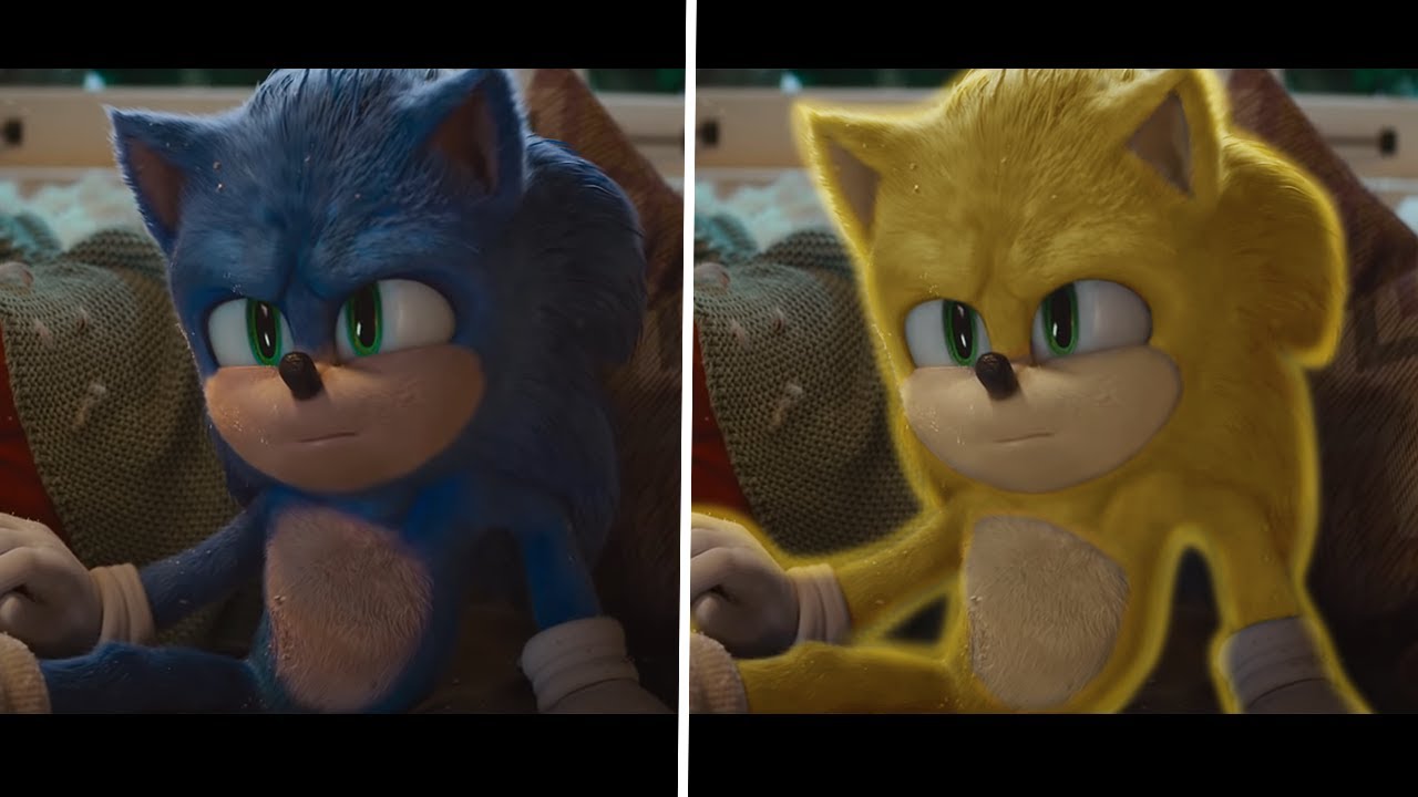 SONIC Movie 2 OLD Design VS NEW Design (SUPER SONIC VS SONIC 10) - YouTube
