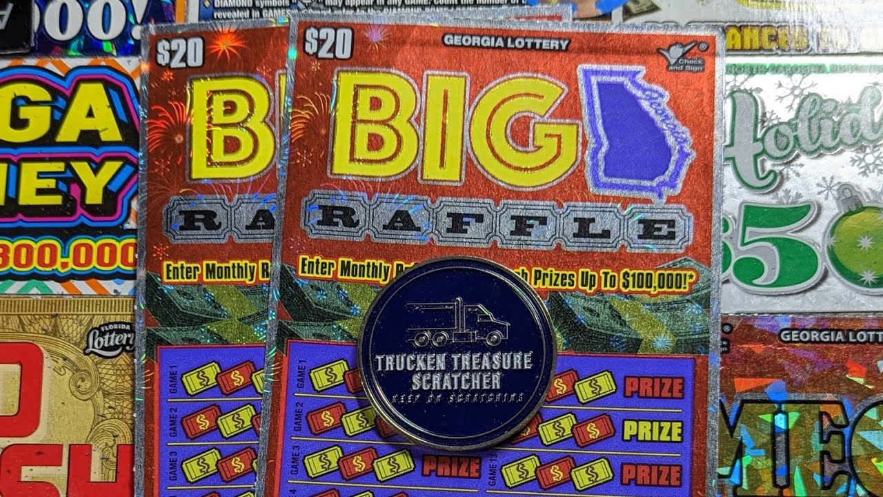 Georgia lottery Big Raffle $40 Session - YouTube
