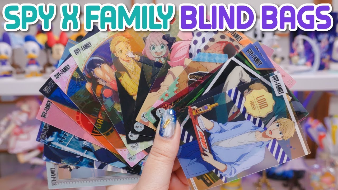 35+ Spy x Family Blind Bag Clear Cards & Acrylic Charms - YouTube