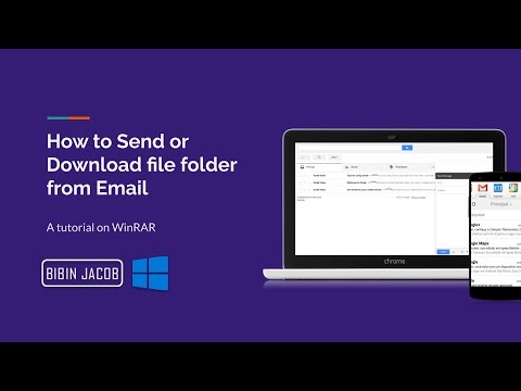 How to Send or Download a folder from Email | Bibin Jacob - YouTube