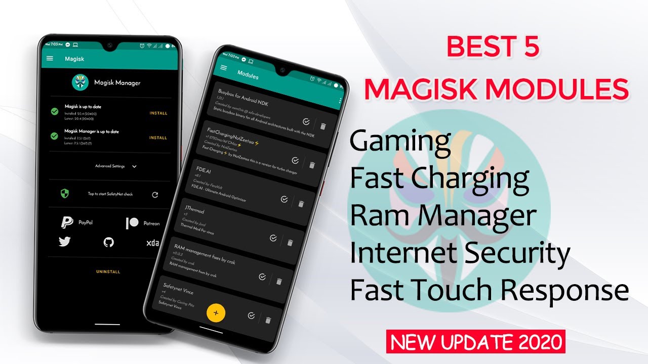 TOP 5 । Best New Magisk Modules 2020 । - YouTube