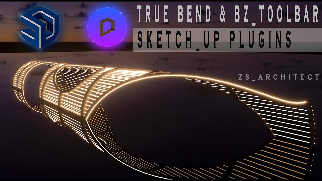 SketchUp Pro Tips: TrueBend & BZ Toolbar + D5 Render for Stunning Designs ll #architecture #3d ...