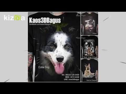 Who Let The Dogs Out | Kaos DOGGY 3D | Kaos Gambar ANJING | Dog Lovers ...