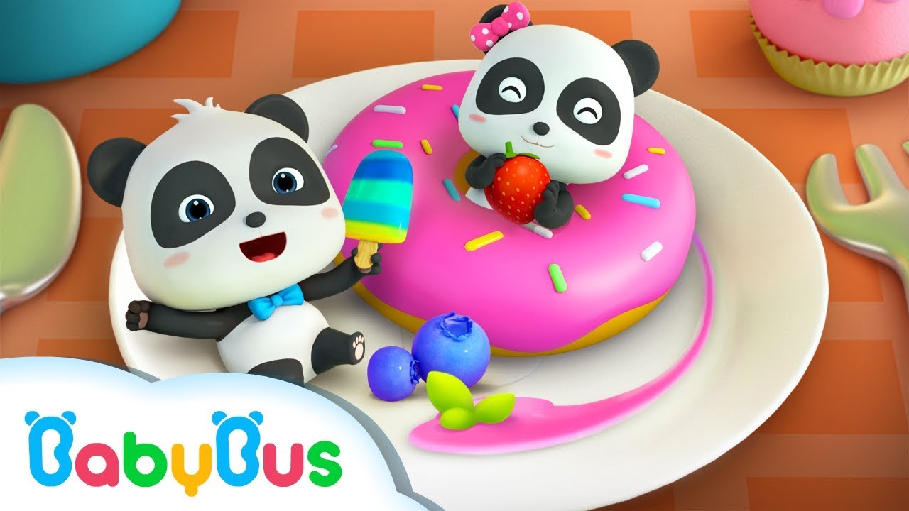 Colorful Donuts Love Dancing | Dessert Song Compilation | Kids Songs ...