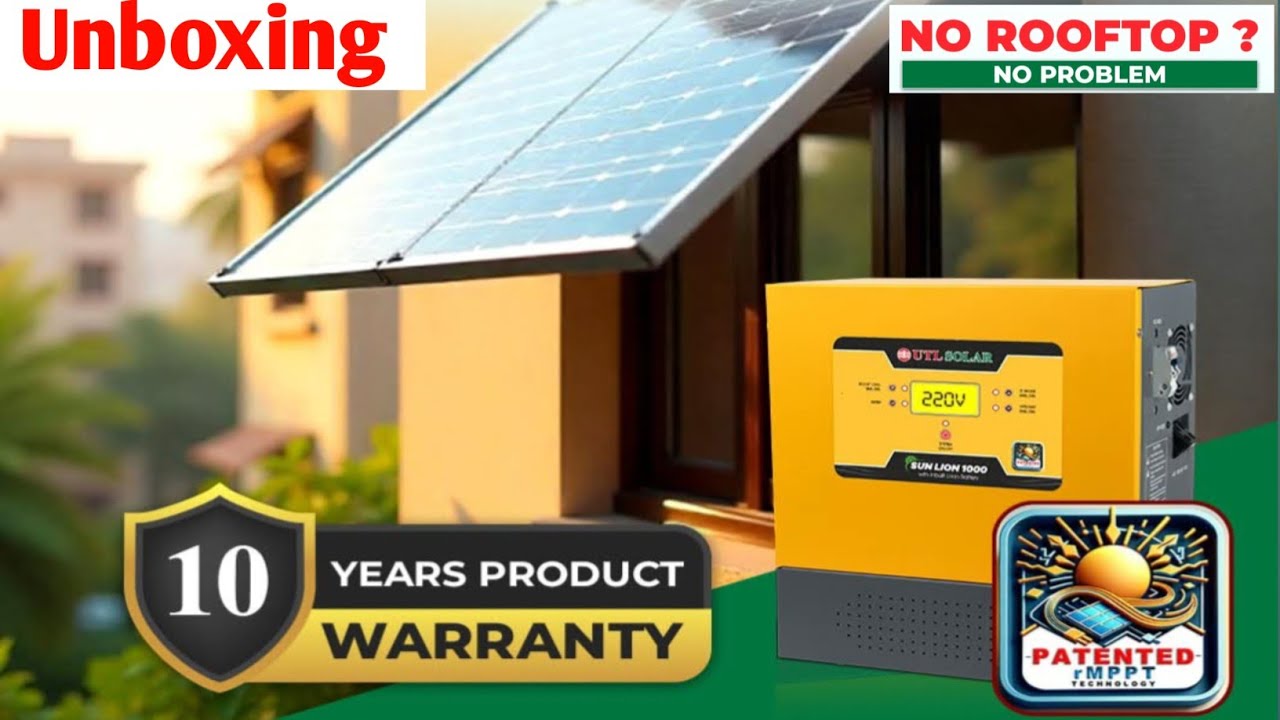 SUN LION 1000 (with in-built Lithium battery) | Wall Mountable Solar ...