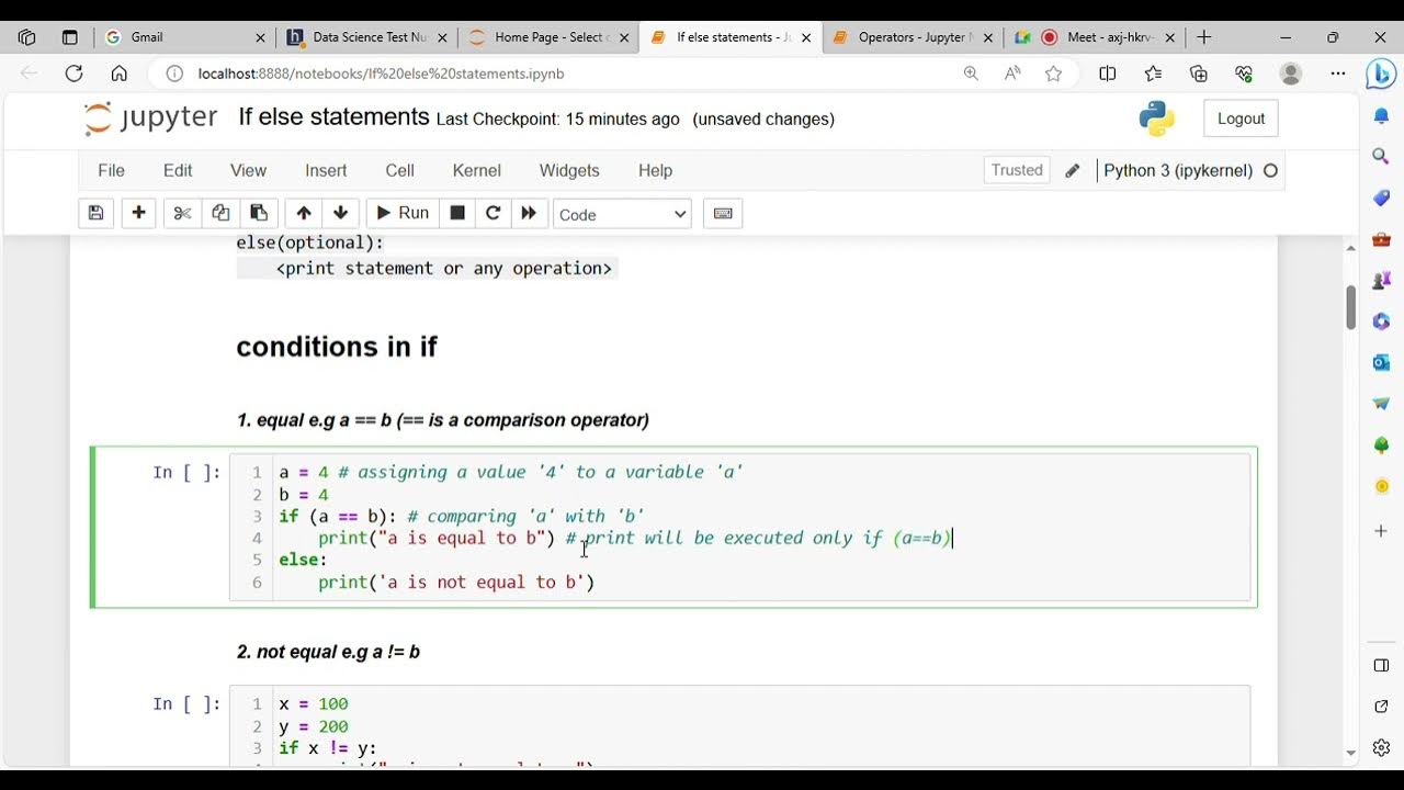 Lecture 5. If Else statements in Python - YouTube