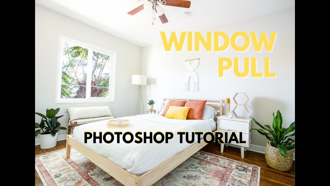 Window Pull Photoshop Tutorial | Real Estate Photography - YouTube