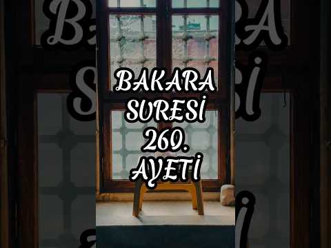 Bakara Suresi 260. Ayeti, #İbrahim #Rab #Allah #ölü #diri #inan #kalp #kuş #parça #dağ #yetlu #subs