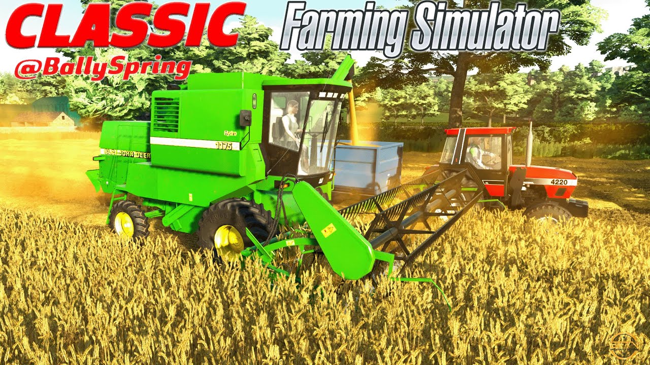 Farming in the 1990's on BallySpring | Farming SImulator 22 - Wheat ...