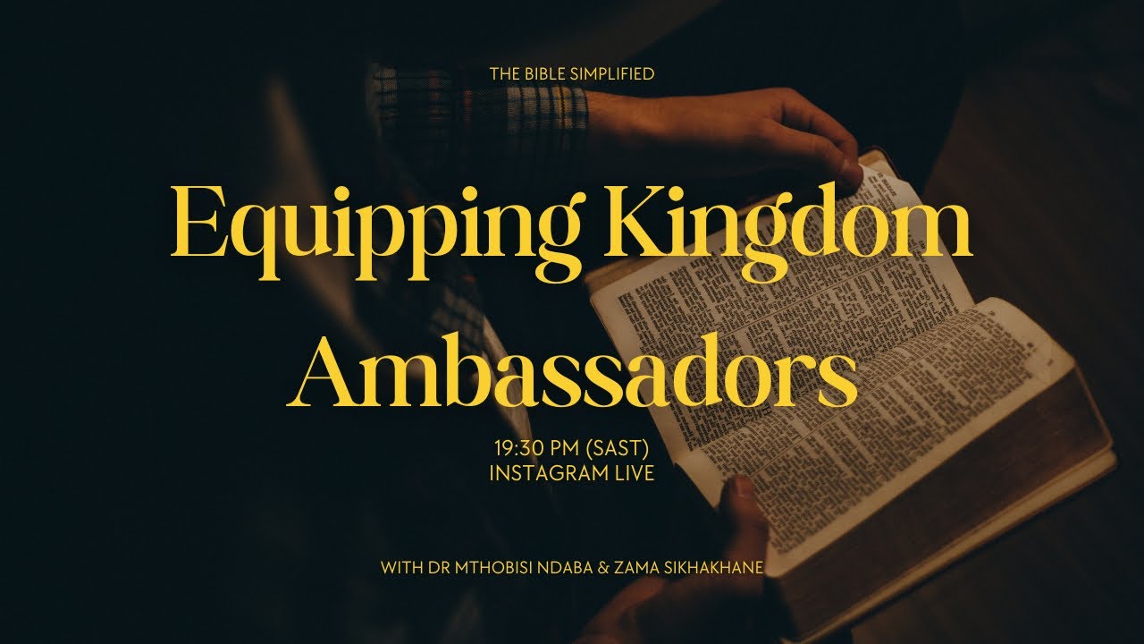 Identity : Equipping Kingdom Ambassadors - YouTube