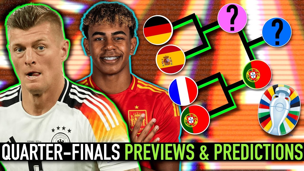 EURO 2024 Quarter-Finals PREDICTIONS & Preview: THE FINAL 8! - YouTube