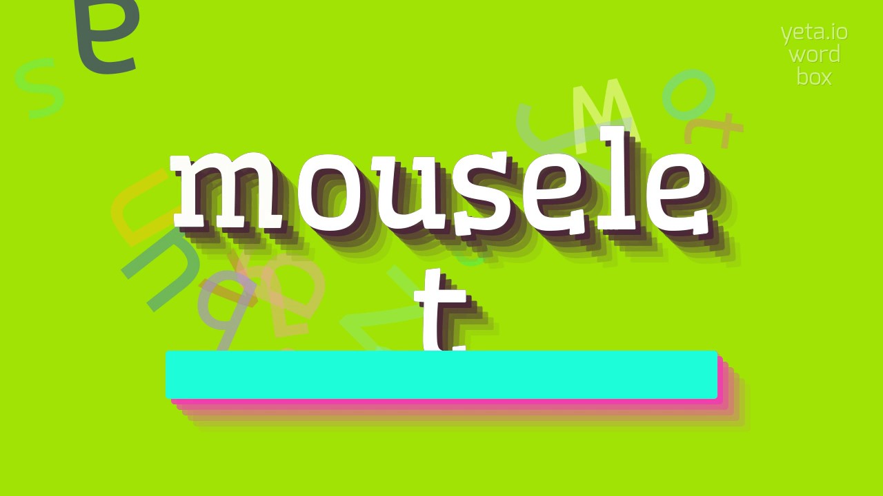 How to say "mouselet"! (High Quality Voices) - YouTube