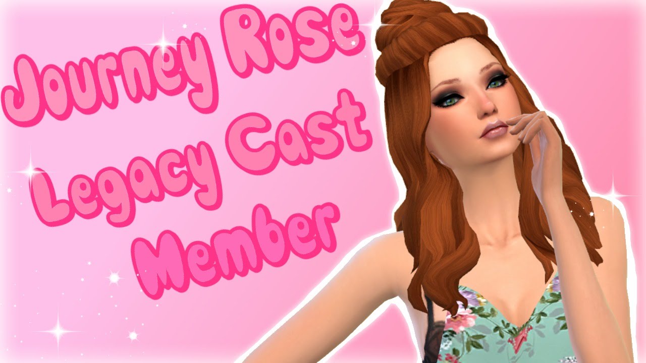 Sims 4 Create A Cast Member: Journey Rose (Sims 4 Roleplay Character ...