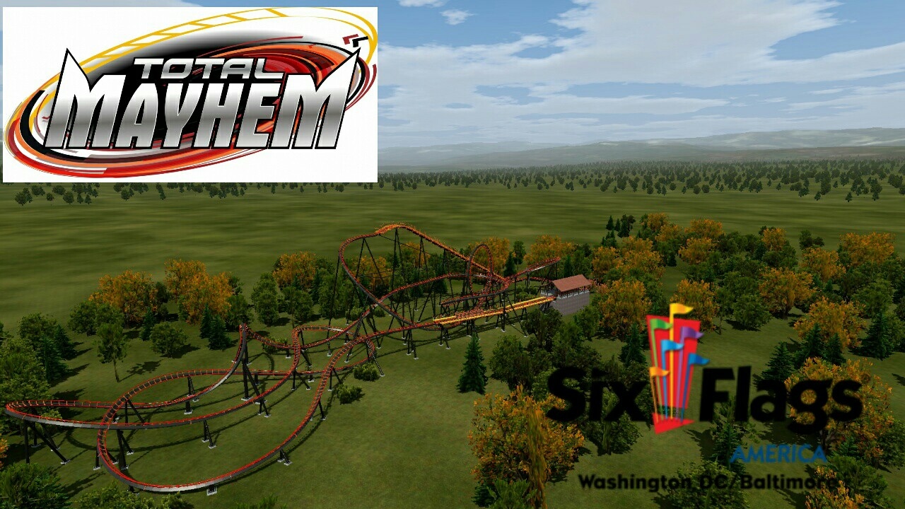 Total Mayhem Six Flags America - YouTube