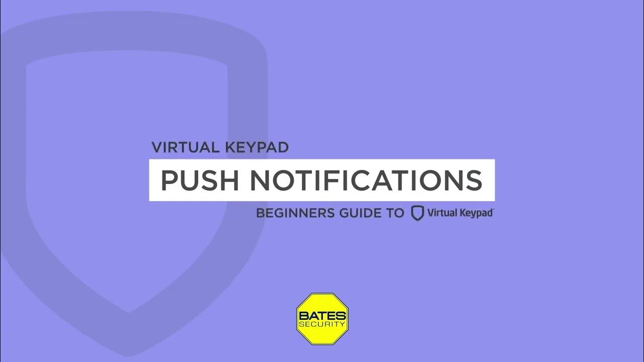 Setting Up Push Notifications in DMP Virtual Keypad App - YouTube