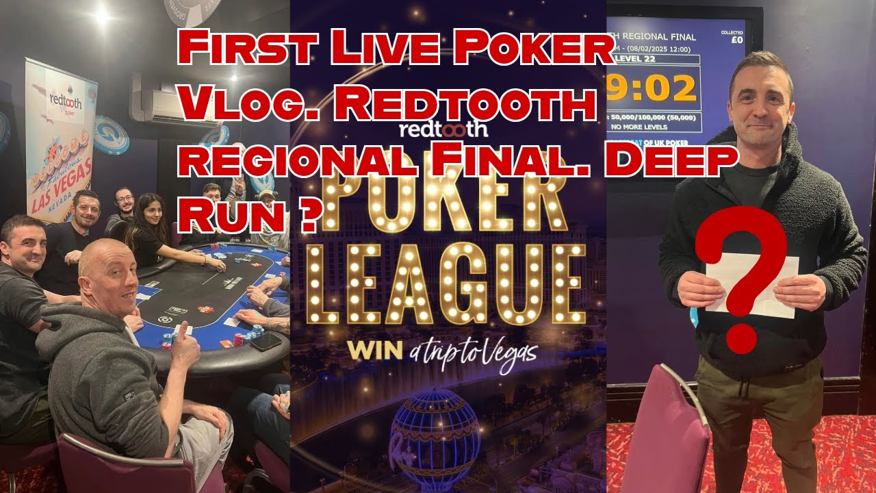 First Live Poker Tournament VLOG. Redtooth regional poker final. Deep ...