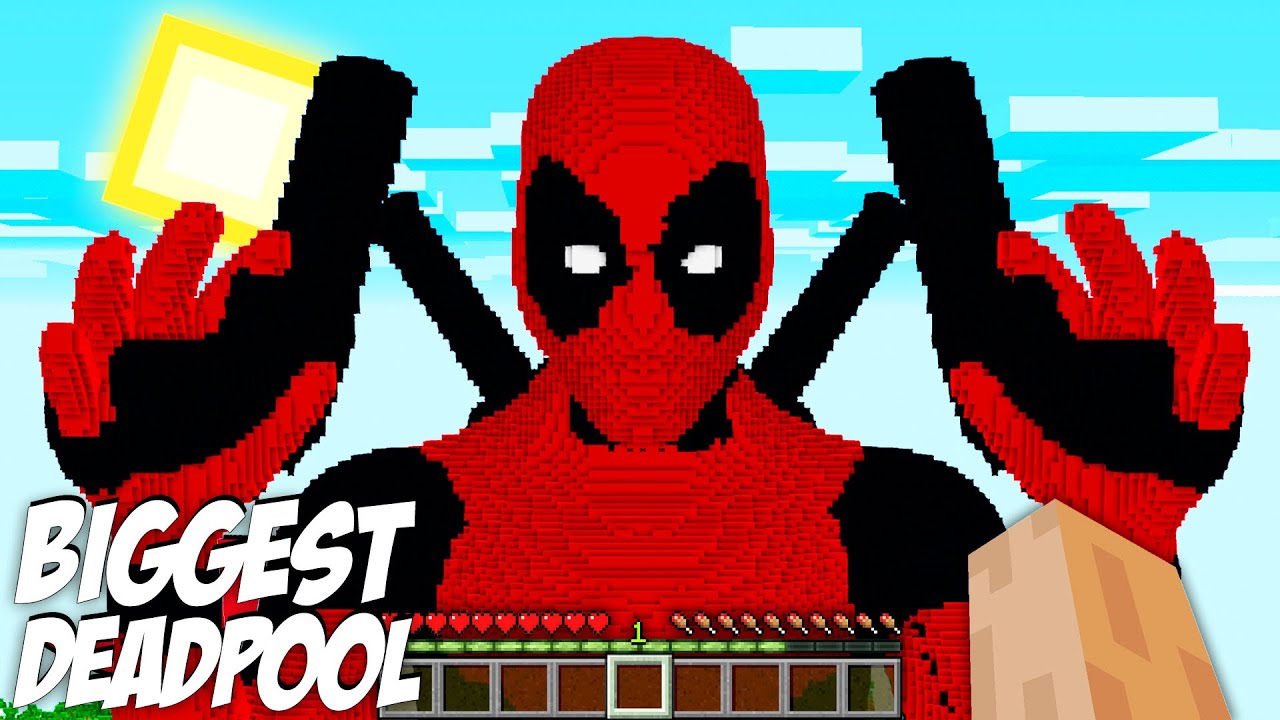 I Found BIGGEST DEADPOOL in Minecraft ! WHAT`S inside BIGGEST DEADPOOL ...