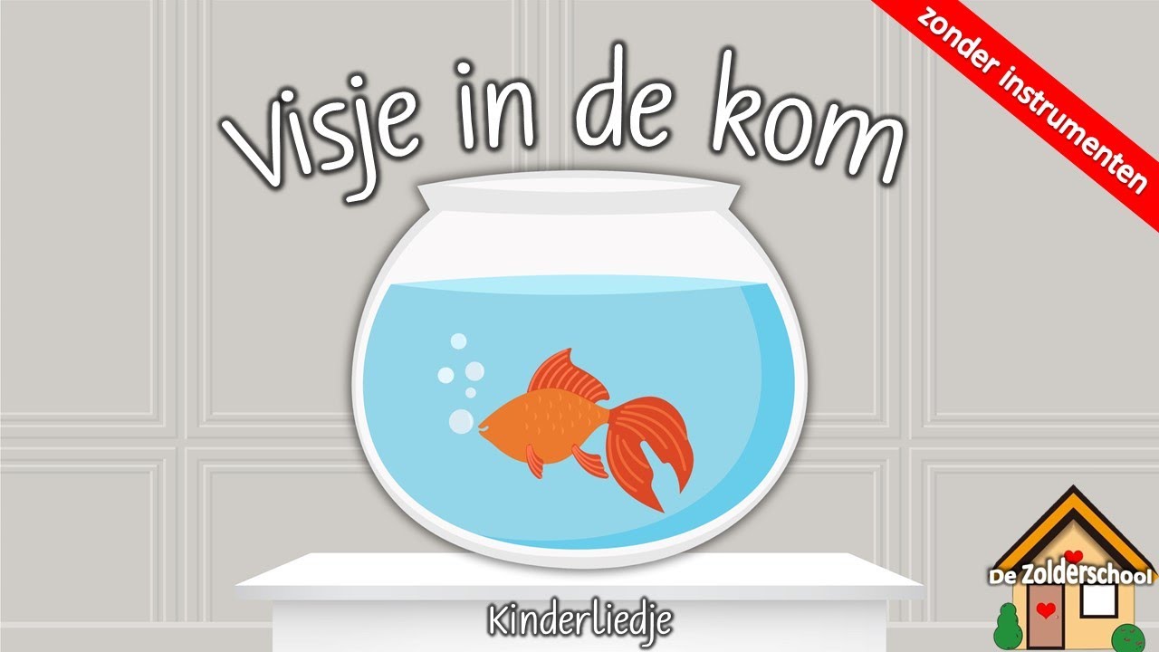 Kinderliedje: Visje in de kom - zonder instrumenten - YouTube