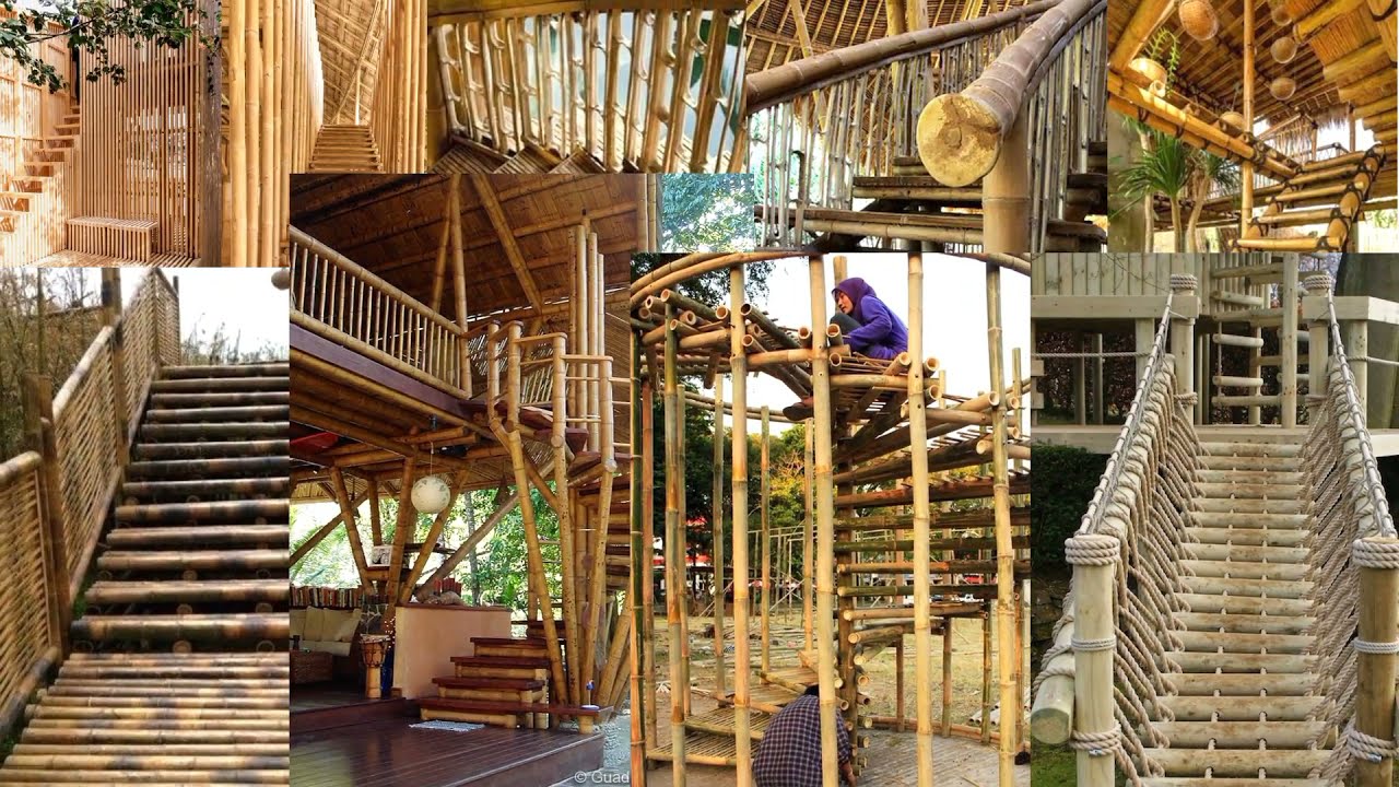 TANGGA RUMAH DARI BAMBU🏘️ - YouTube