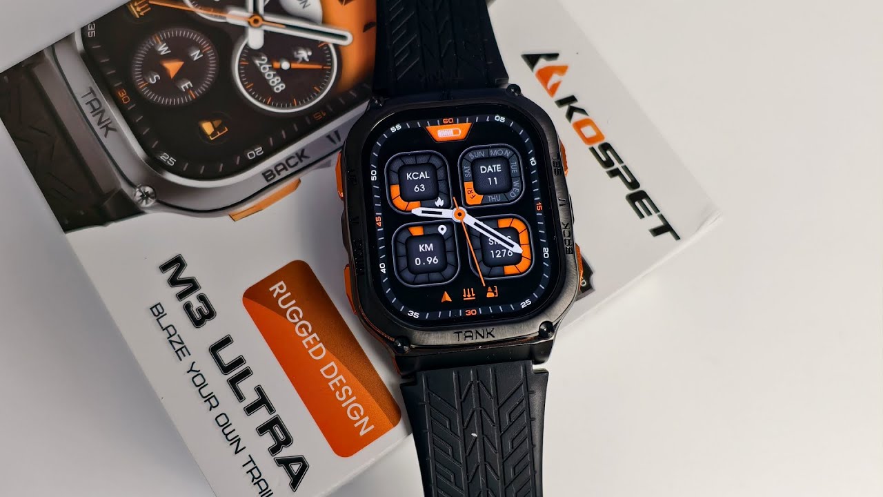 KOSPET Tank M3 Ultra Smart Rugged Fitness Watch - (Under £150) - Any ...