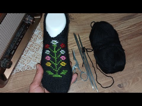 En kolay beş şiş patik modeli 