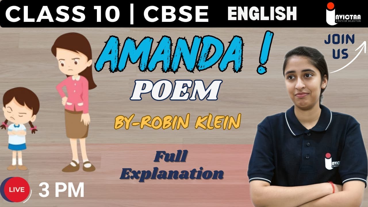 Amanda! | Poem | Full Explanation| First Flight | - YouTube