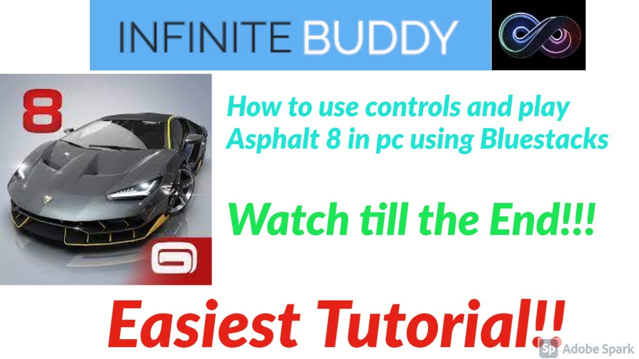 How to use controls and play Asphalt 8 in Bluestacks | Infinite Buddy ...