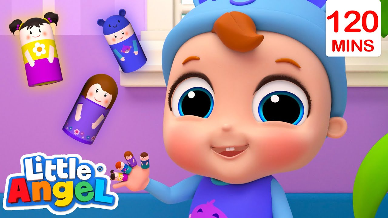 Finger Family Baby | KARAOKE! | BEST OF LITTLE ANGEL! | Sing Along With ...