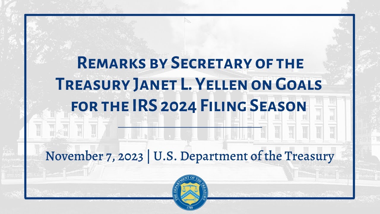 Remarks by Secretary of the Treasury Janet L. Yellen on Goals for the ...