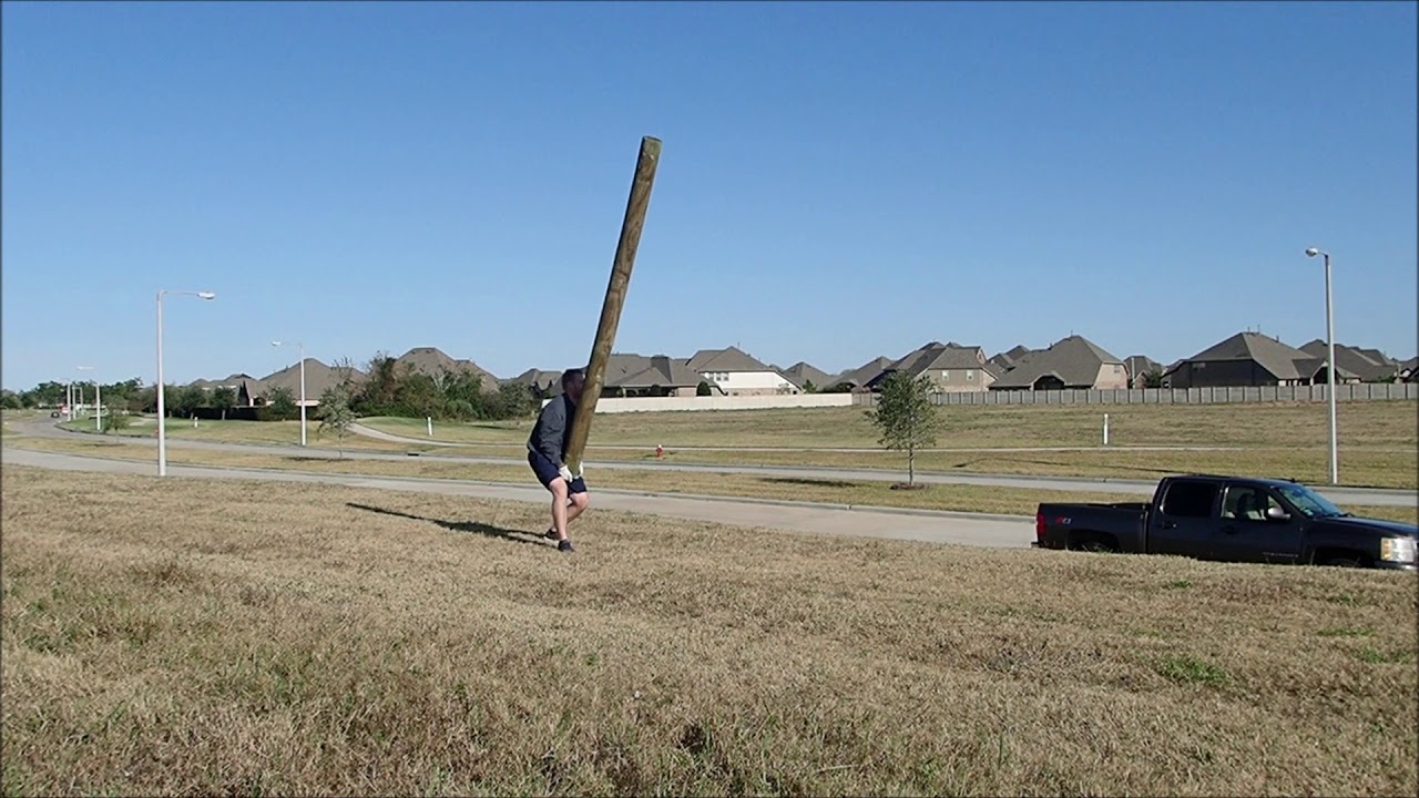 Caber Practice - YouTube