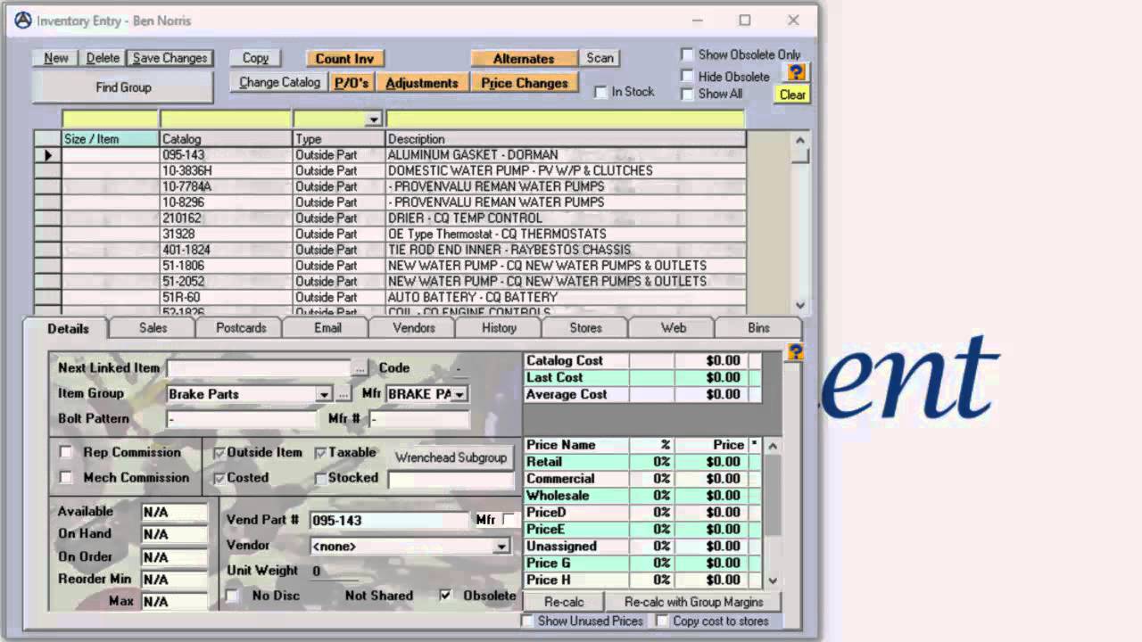 The Inventory Screen - YouTube