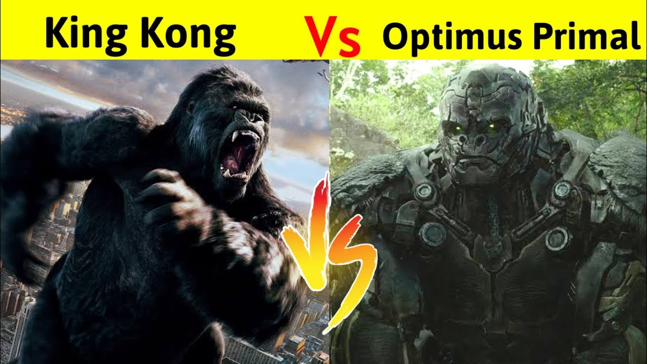 King Kong Vs Optimus Primal | Transformer के योद्धा का Monster से ...
