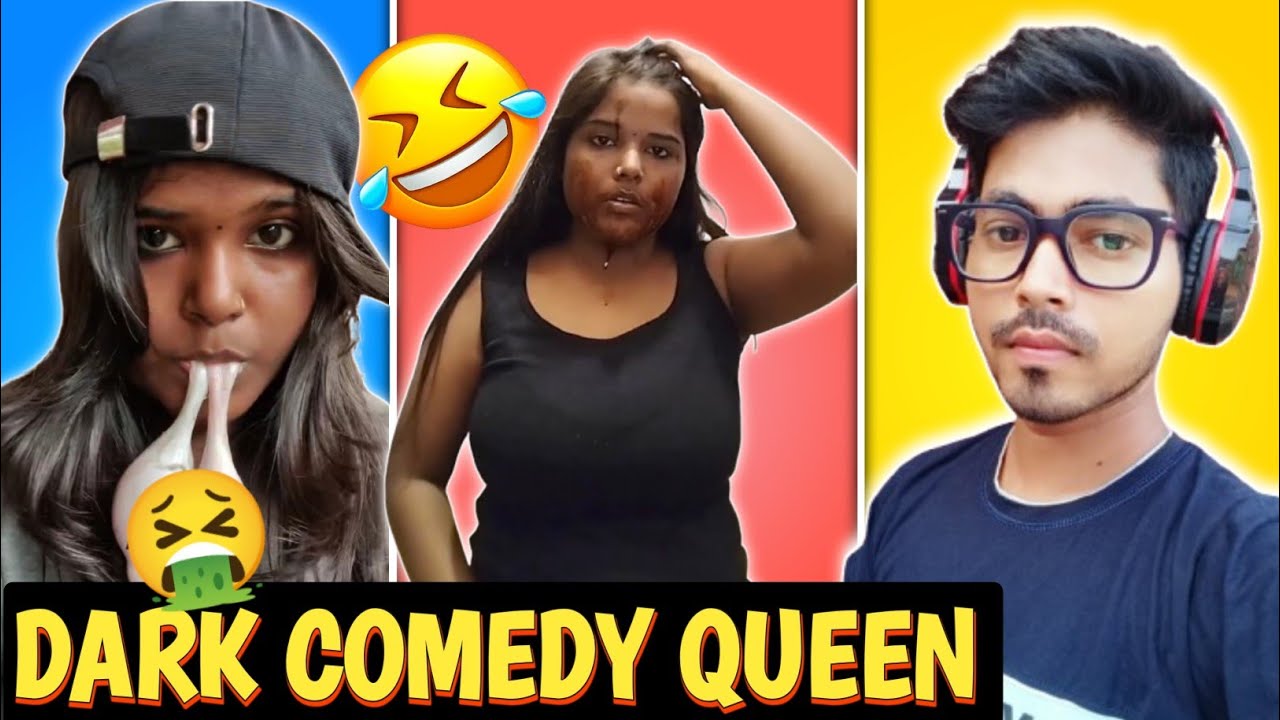 DARK COMEDY QUEEN 🤮 | DARK HUMOUR GIRLS 🤡| GUTSYSTAR - YouTube