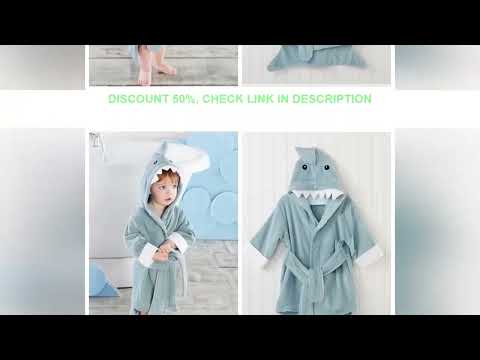 Algodão bebê robe toalha de banho dos desenhos animados hoodies infantil meninas meninos sleepwear b